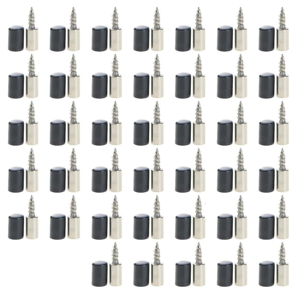 Кронштейны для полок, шкаф, стекло, жесткий, антискользящий, разделительный гвоздь, аппаратное обеспечение для ламинированной опоры, легкая установка, Черный