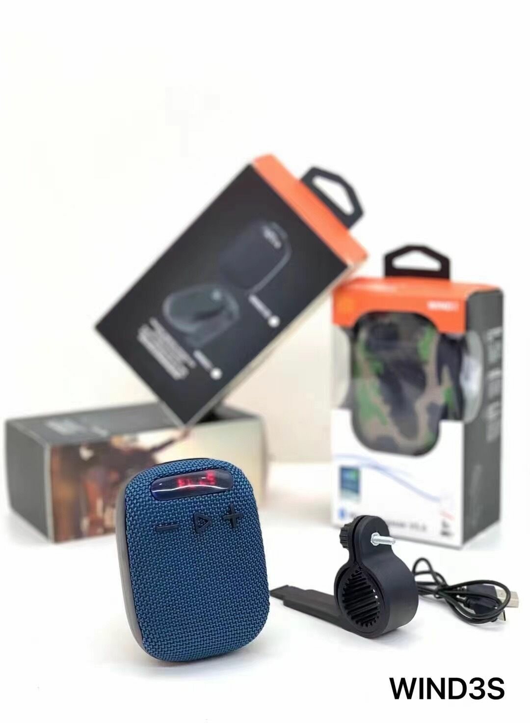 Колонка беспроводная портативная Bluetooth с креплением на велосипед