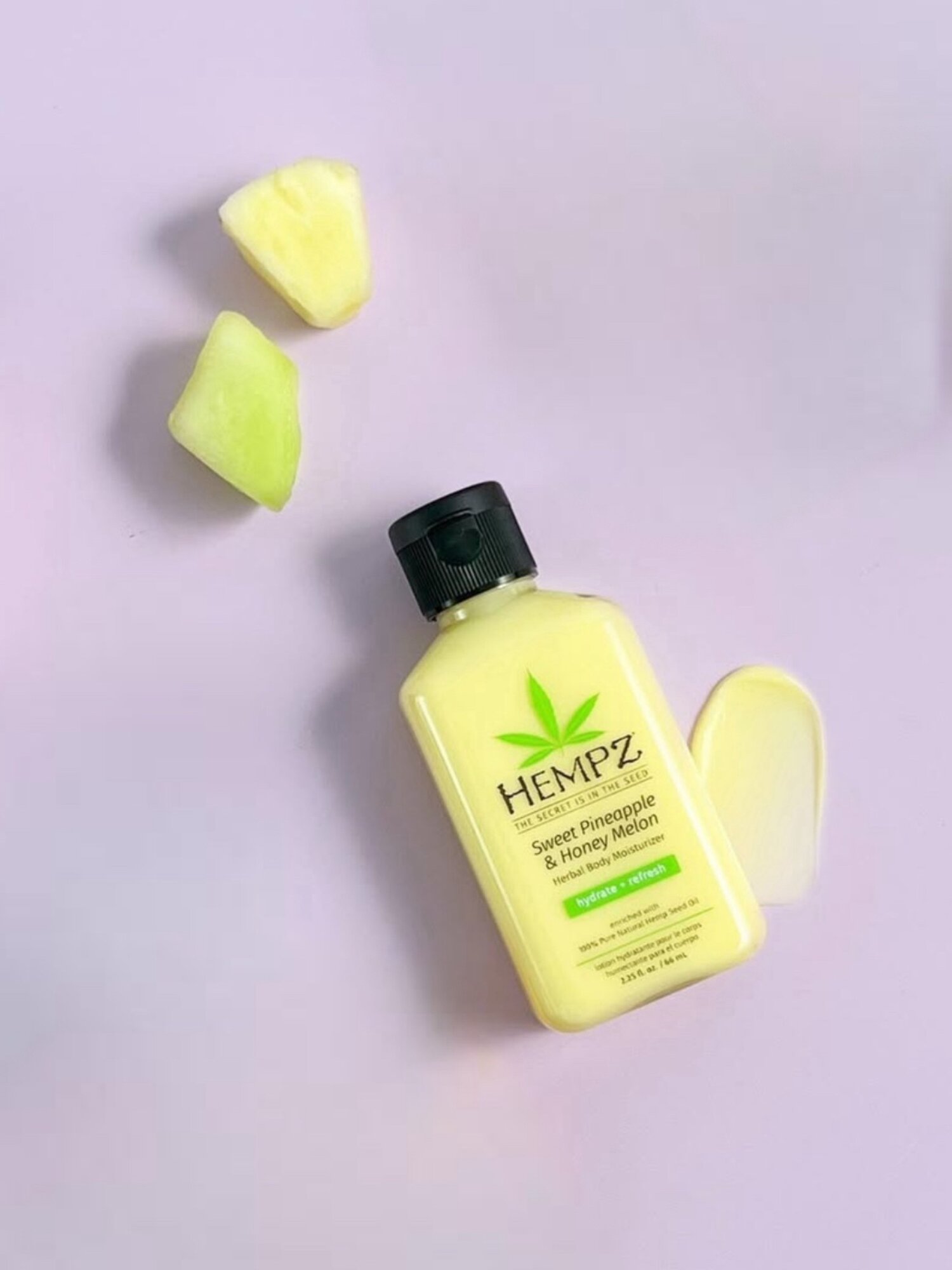 Hempz Молочко для тела увлажняющее Ананас&Медовая Дыня Sweet Pineapple&Honey Melon Herbal Moisturize, 66мл