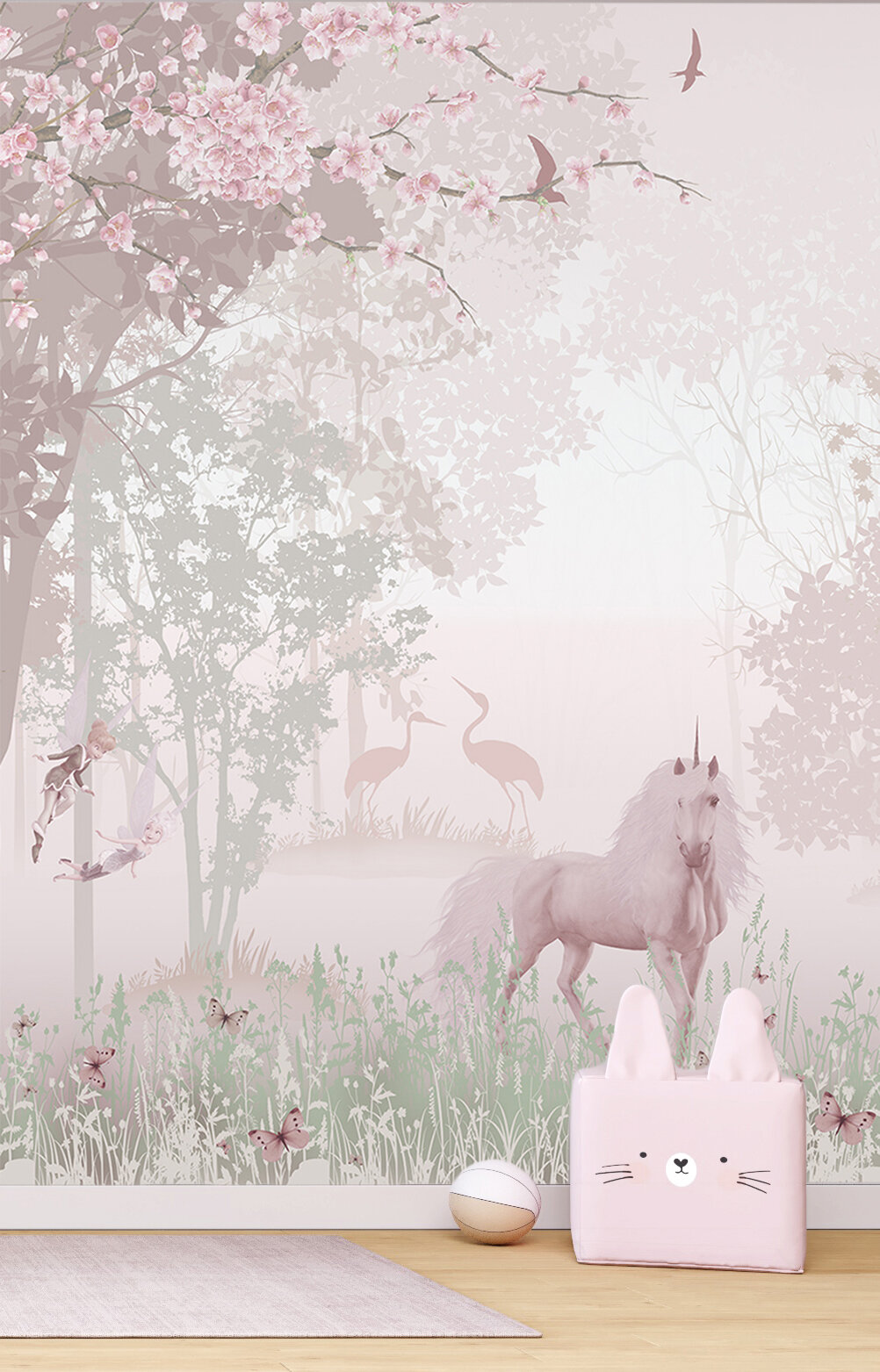 Фотообои Флизелиновые без винила детские Волшебный лес 200х270 см