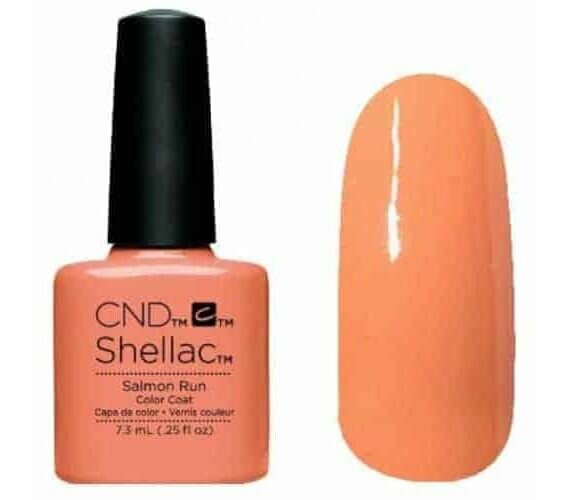 CND SHELLAC гель лак Salmon Run