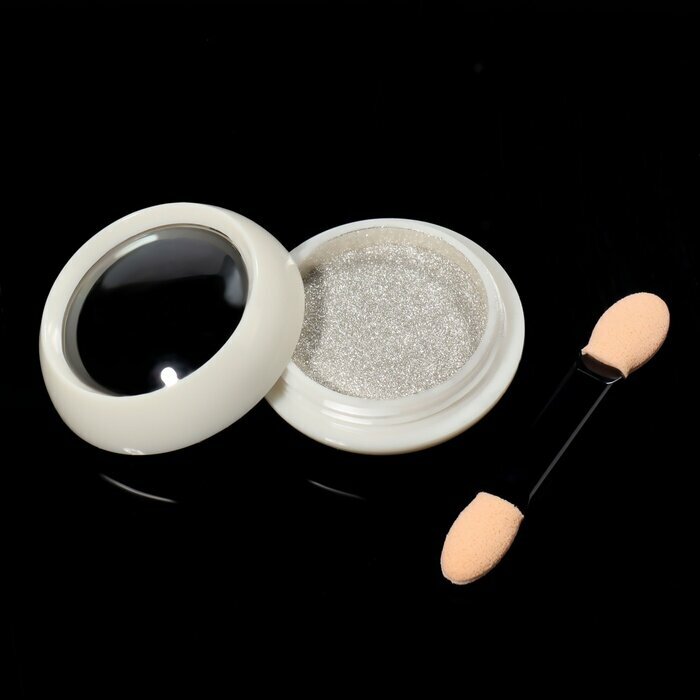 Втирка для ногтей, с аппликатором, жемчужная