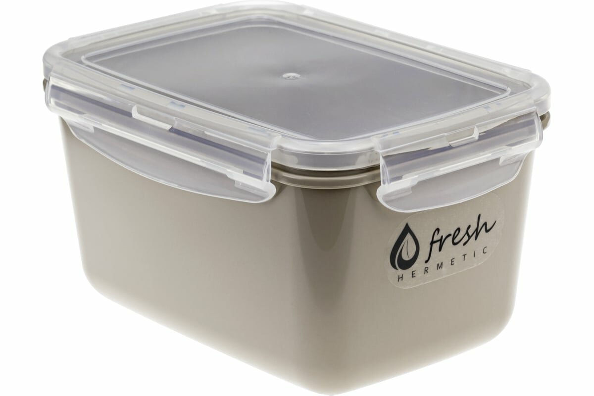 IDEA Ёмкость для продуктов фреш герметичная 1,3л(Капучино) М 1423 капучино