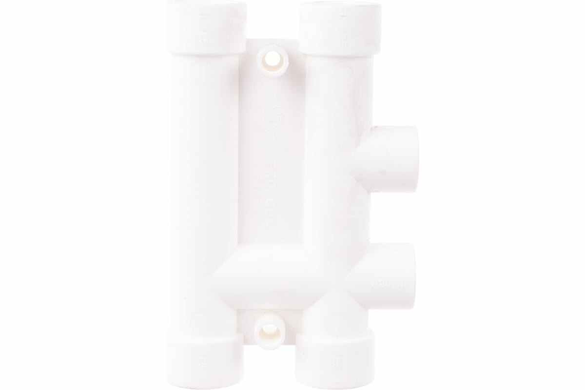 PRO AQUA Распределительный блок для систем отопления PP-R модульный 25-20 мм PA63010Pb