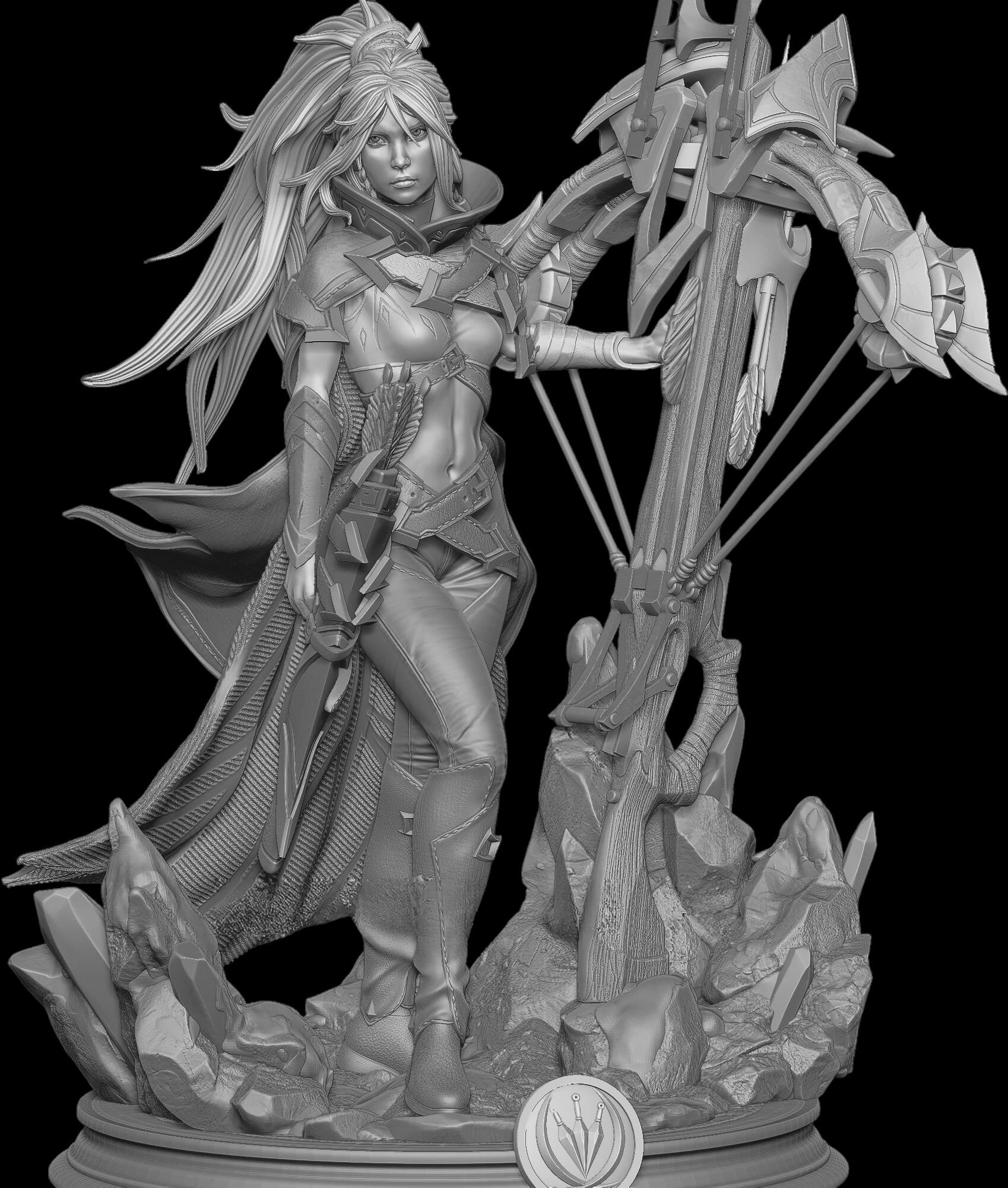 Фигура модель Drowranger Arcana (Dota 2), 280 mm