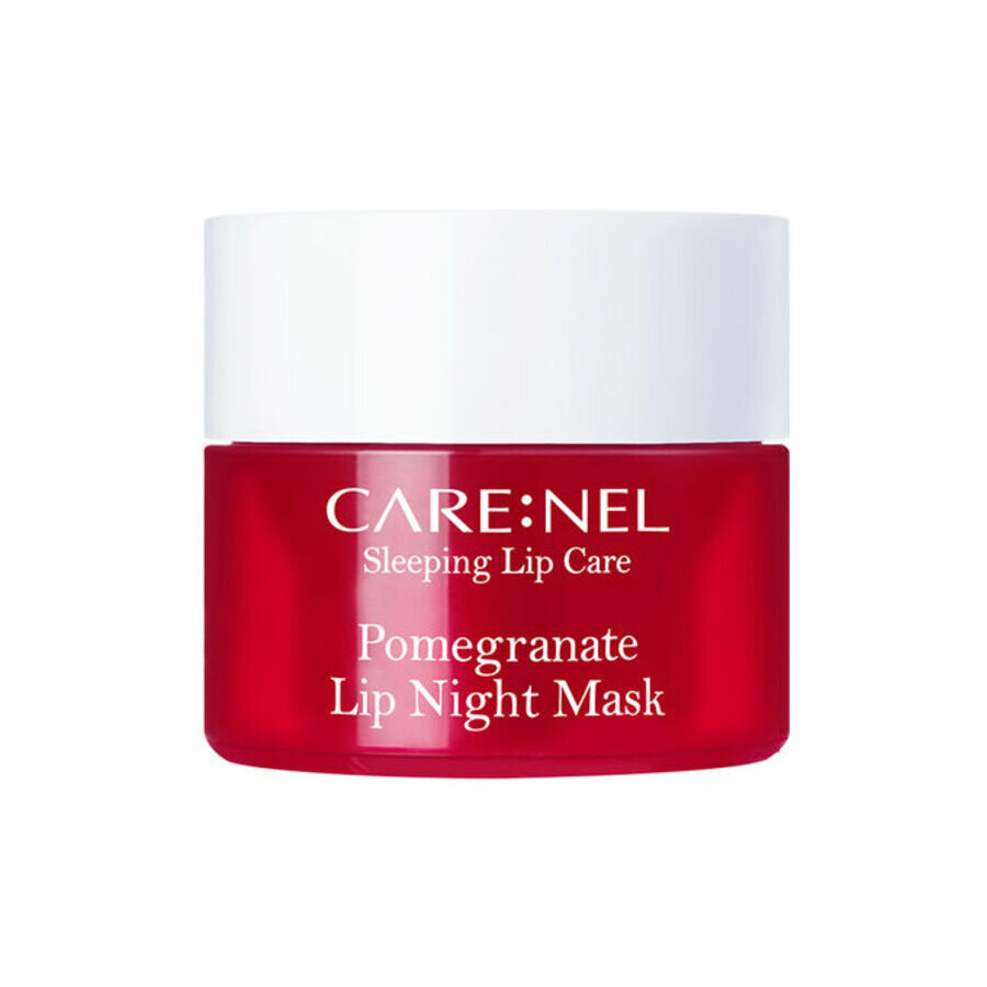 Маска для губ ночная, с гранатом CARENEL, Pomegranate Lip Night Mask, 23 гр