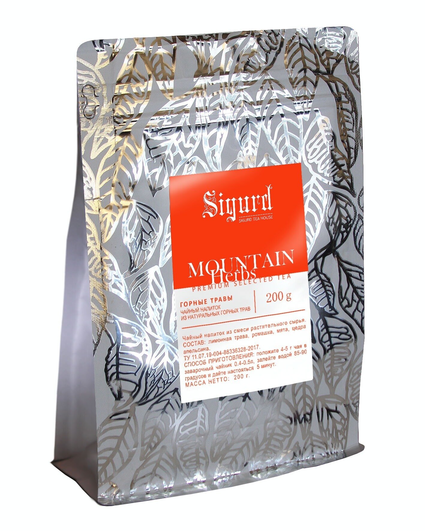 Чайный напиток Sigurd горные травы 200g (Tea drink Sigurd Mountain Herbs 200g)
