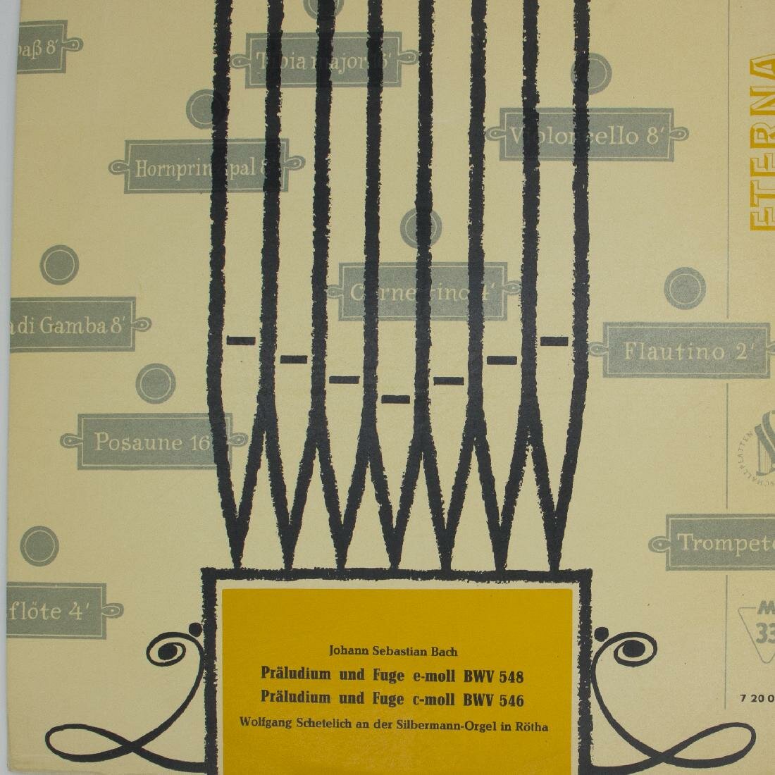Виниловая пластинка Иоганн Себастьян Бах - Прелюдия фуга ми минор