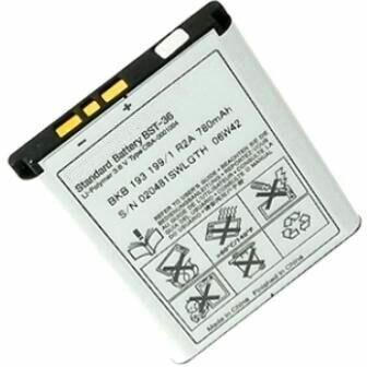 Sony Ericsson BST-36 J300i K310 K320 K330i K510 K630i Аккумуляторная батарея