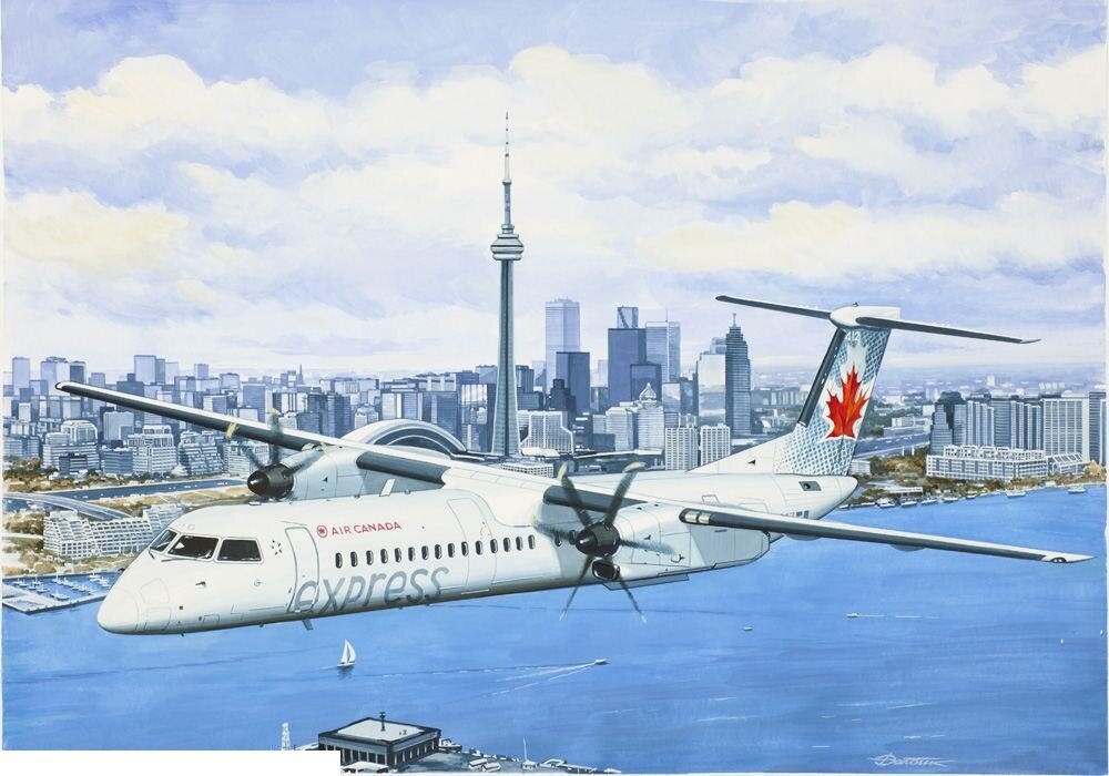 ЕЕ144135 Dash 8 Q400 Air Canada