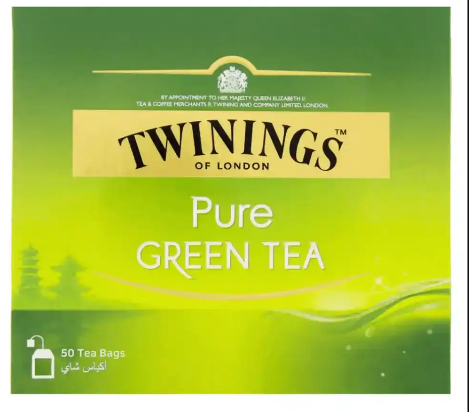 Twinings Pure Green Tea зеленый чай 50 пакетиков (719562)