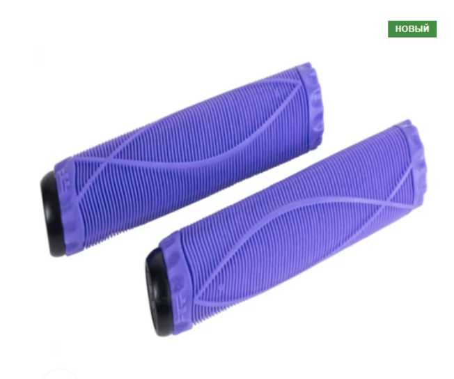 Набор грипсы 2шт с барендами Fish 170 purple 294354