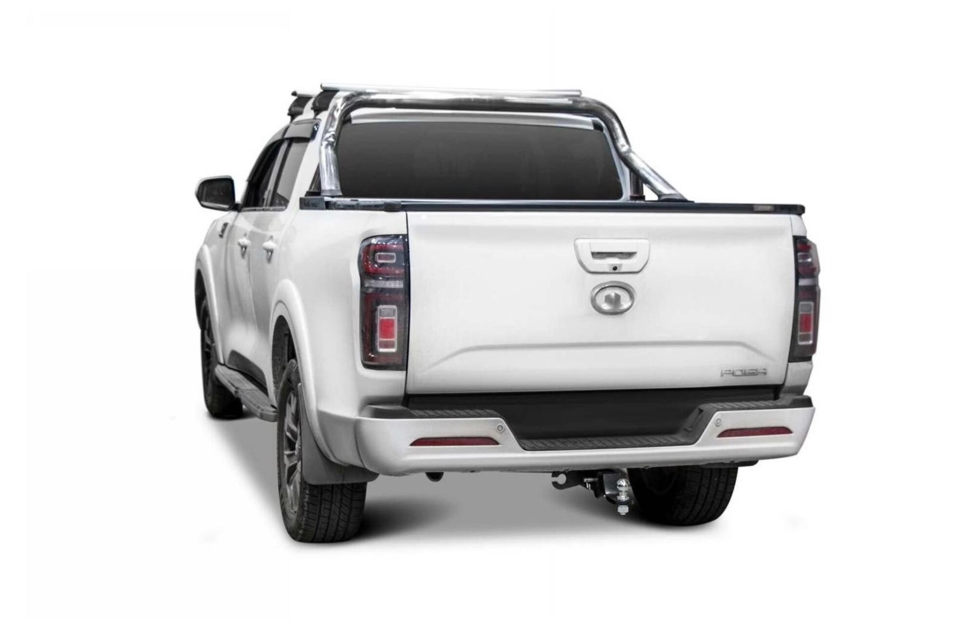 Фаркоп с элект. Smart, под квадрат для Great Wall Poer 2021-н. в, шар E, 2300/100 кг, F.2012.002, Berg (паспорт, сертификат)