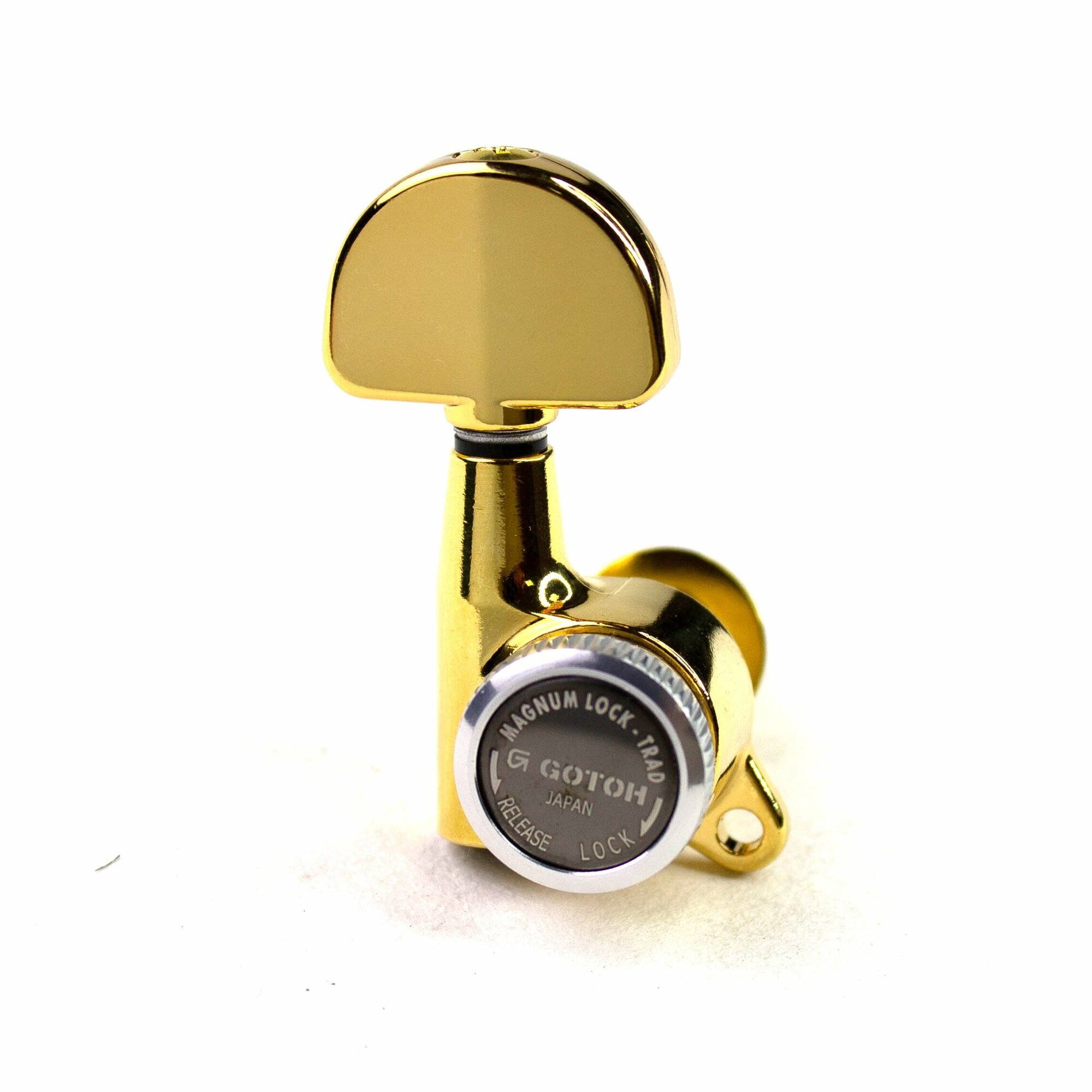Колок одиночный GOTOH SG381-MGT-20-n, Ex-Long, левый, золотой