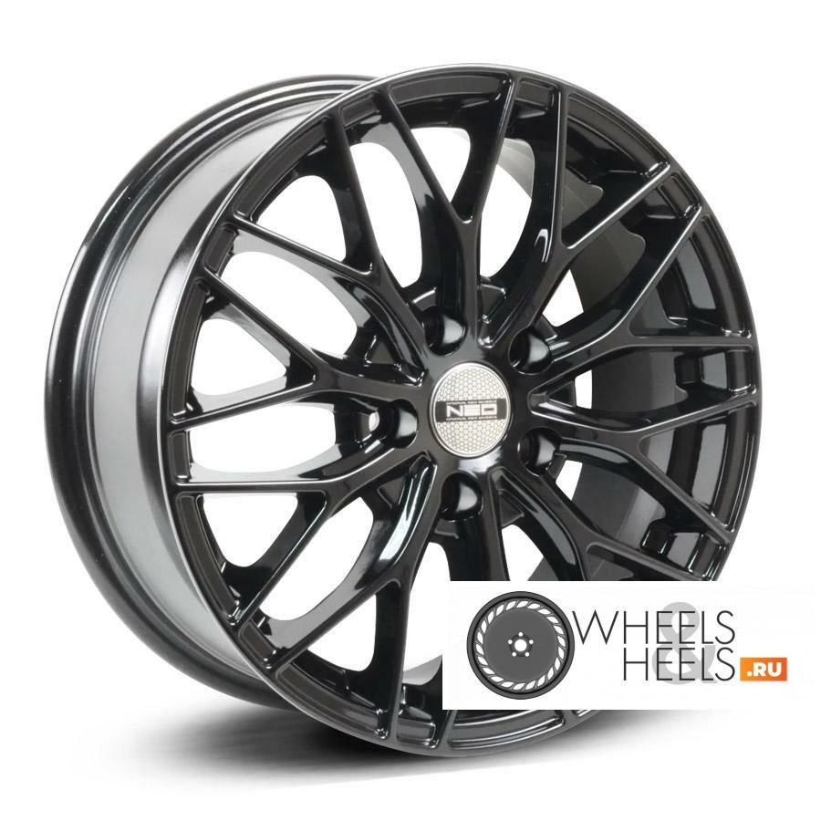 NEO 654 16x6.5 5x112 et38 dia57.1 Черный глянцевый
