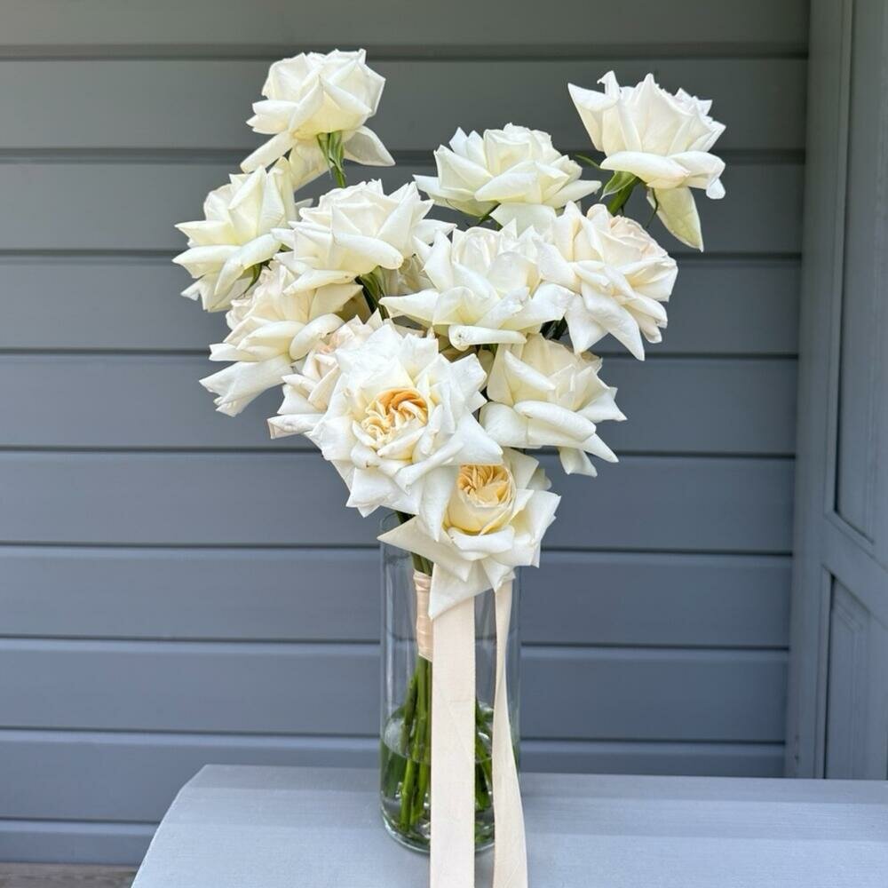 Букет невесты из роз Охара