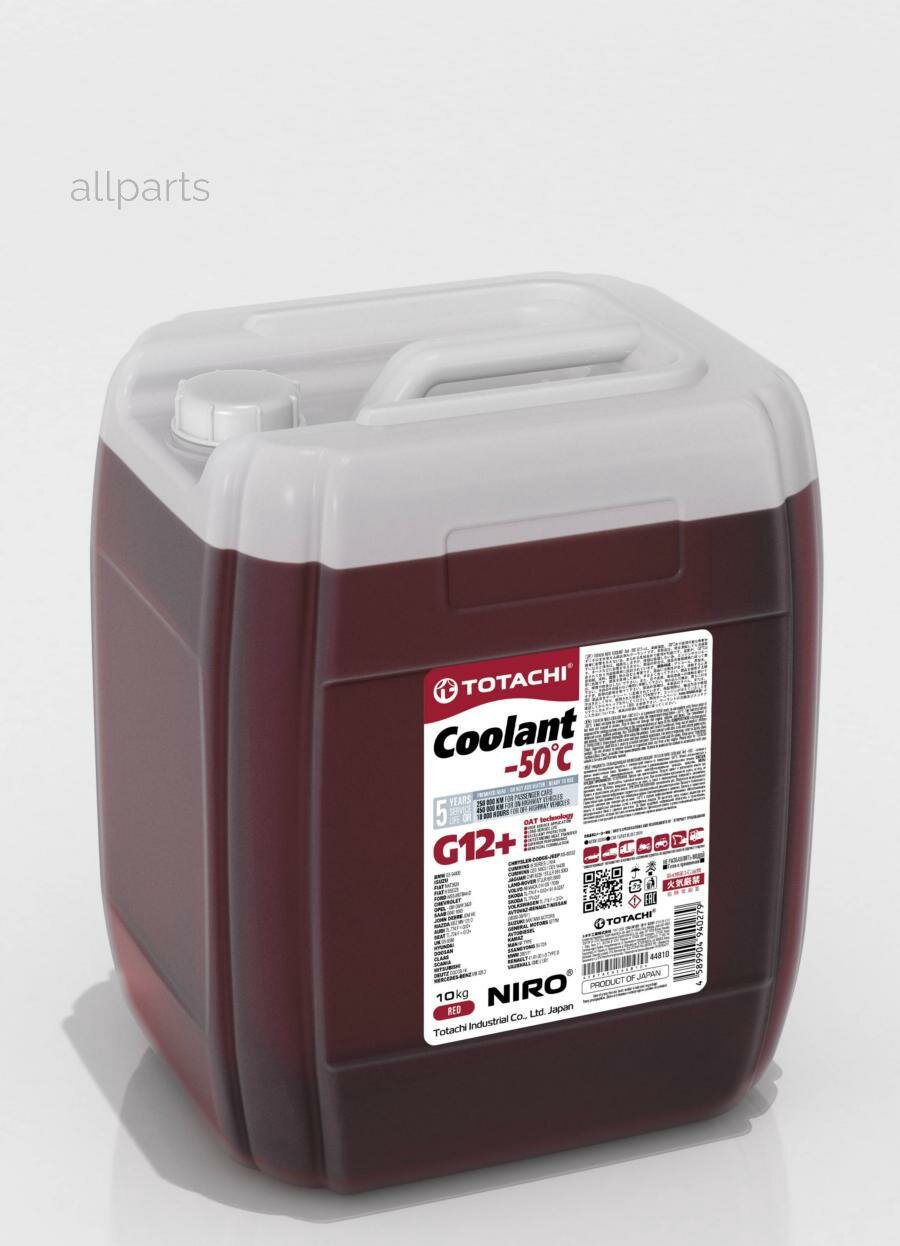 TOTACHI 44810 Охлаждающая жидкость TOTACHI NIRO COOLANT Red -50C G12+ 10кг