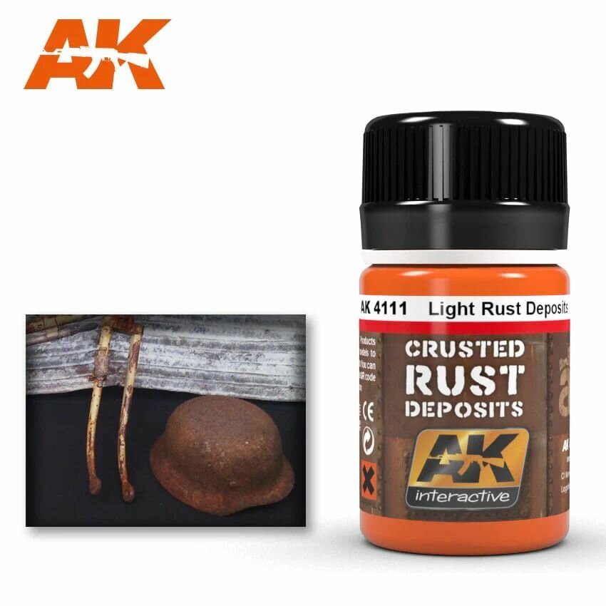Набор красок AK Interactive Crusted Rust Deposits — фото 1