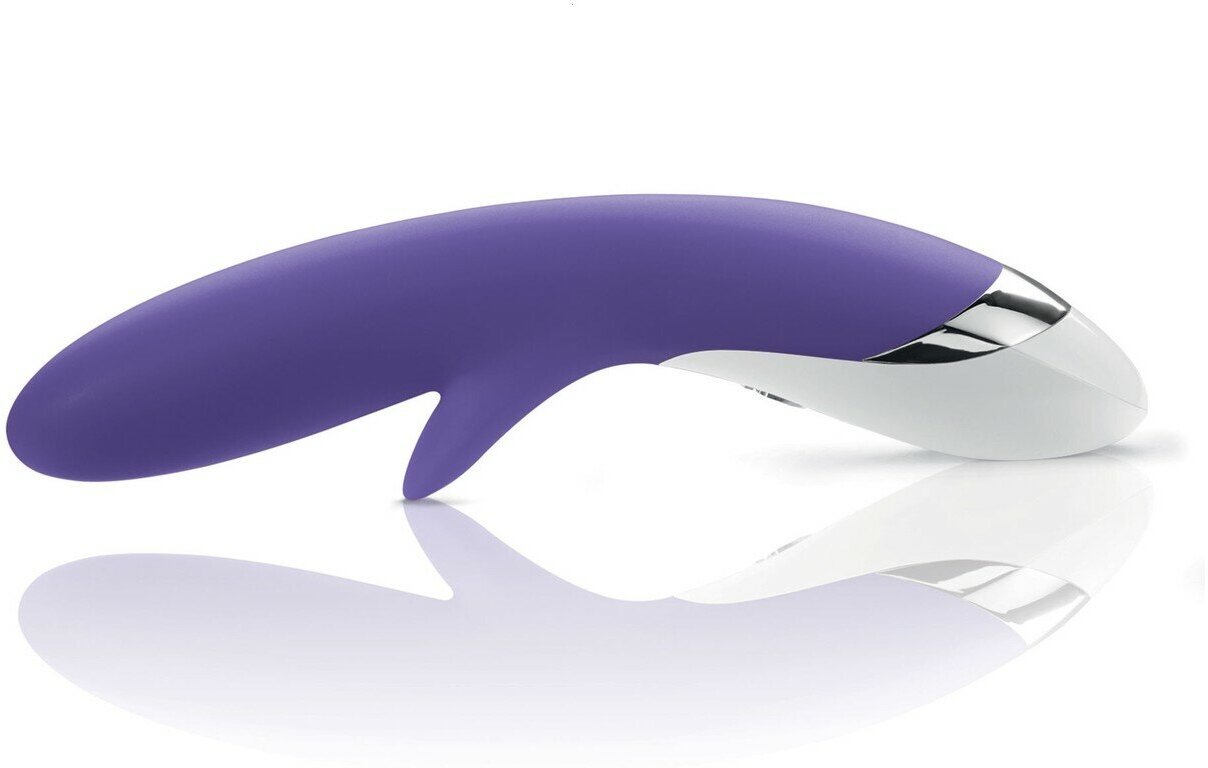 Вибратор-кролик Mystim Danny Divido, силикон, водонепроницаемый, фиолетовый