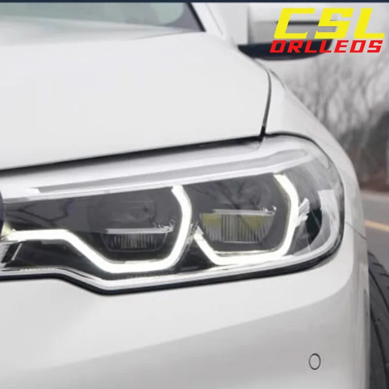 Дневные ходовые огни для BMW M5, F90, 5 серии, G30, 2018-2020 full led lights, Left