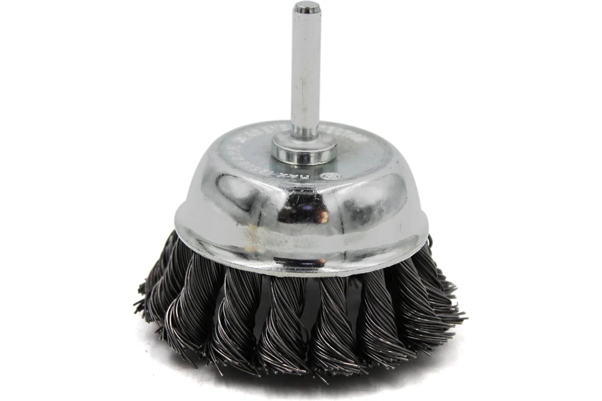 KUBIS Щетка-крацовка чашечная для дрели ? 75 мм, стальная жгутированная проволока 07-06-3075