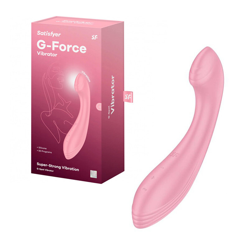Вибростимулятор Satisfyer «G-Force», для точки G, водонепроницаемый, розовый