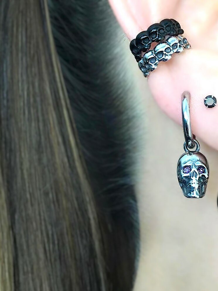 Моносерьга кафф, славянский оберег