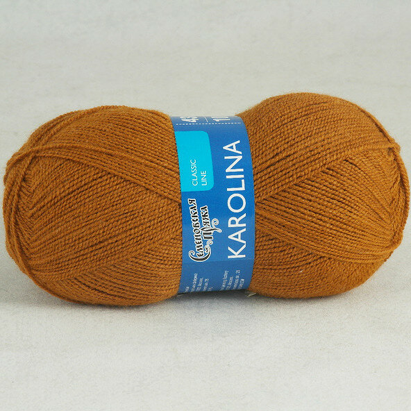 Пряжа Семеновская каролина 10940 бронза (5 мотков)