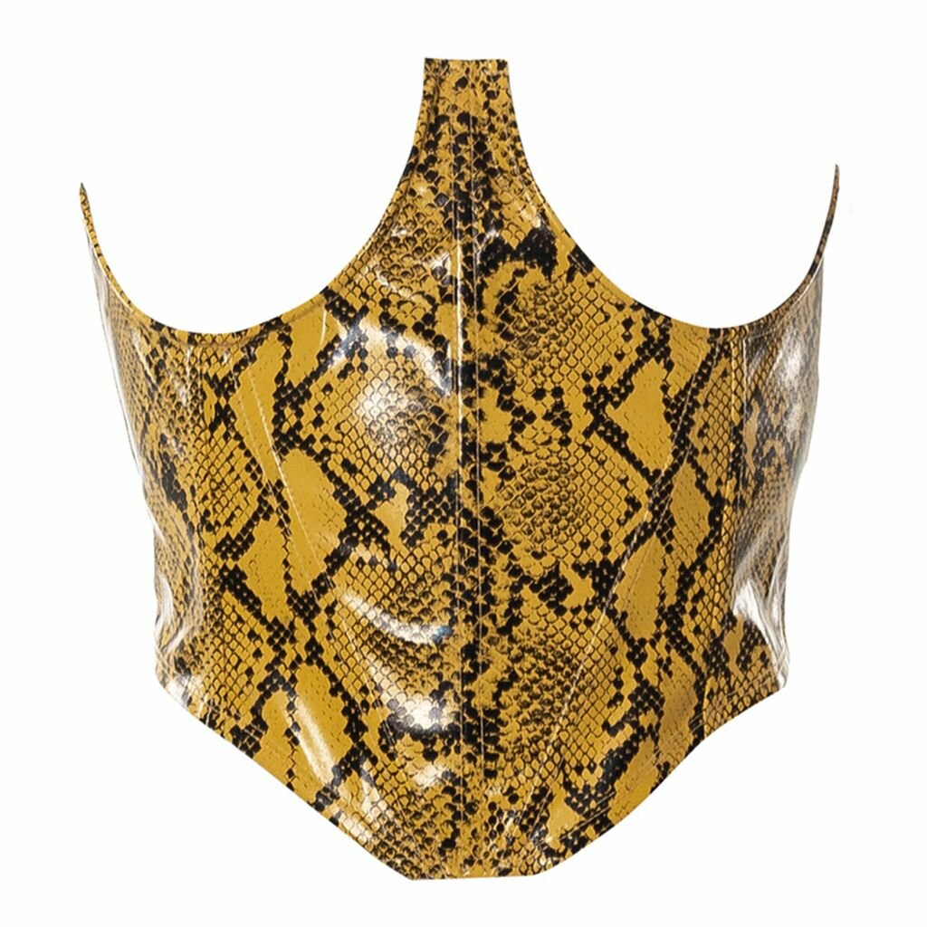 Элегантный корсет со змеиным узором для талии, женский корсет, формирователь тела, пояс, триммер, удлинитель, уличная одежда, украшение