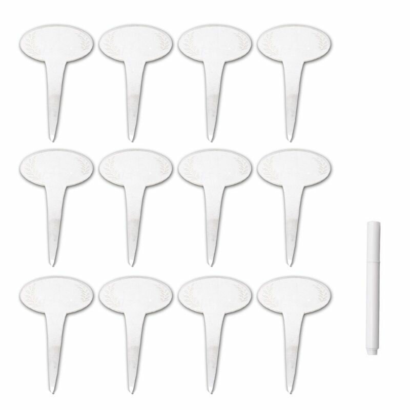 6/12 шт. этикетки для растений, акриловые садовые маркеры с бабочками, водонепроницаемые маркировочные знаки цветочного горшка, садовое украшение