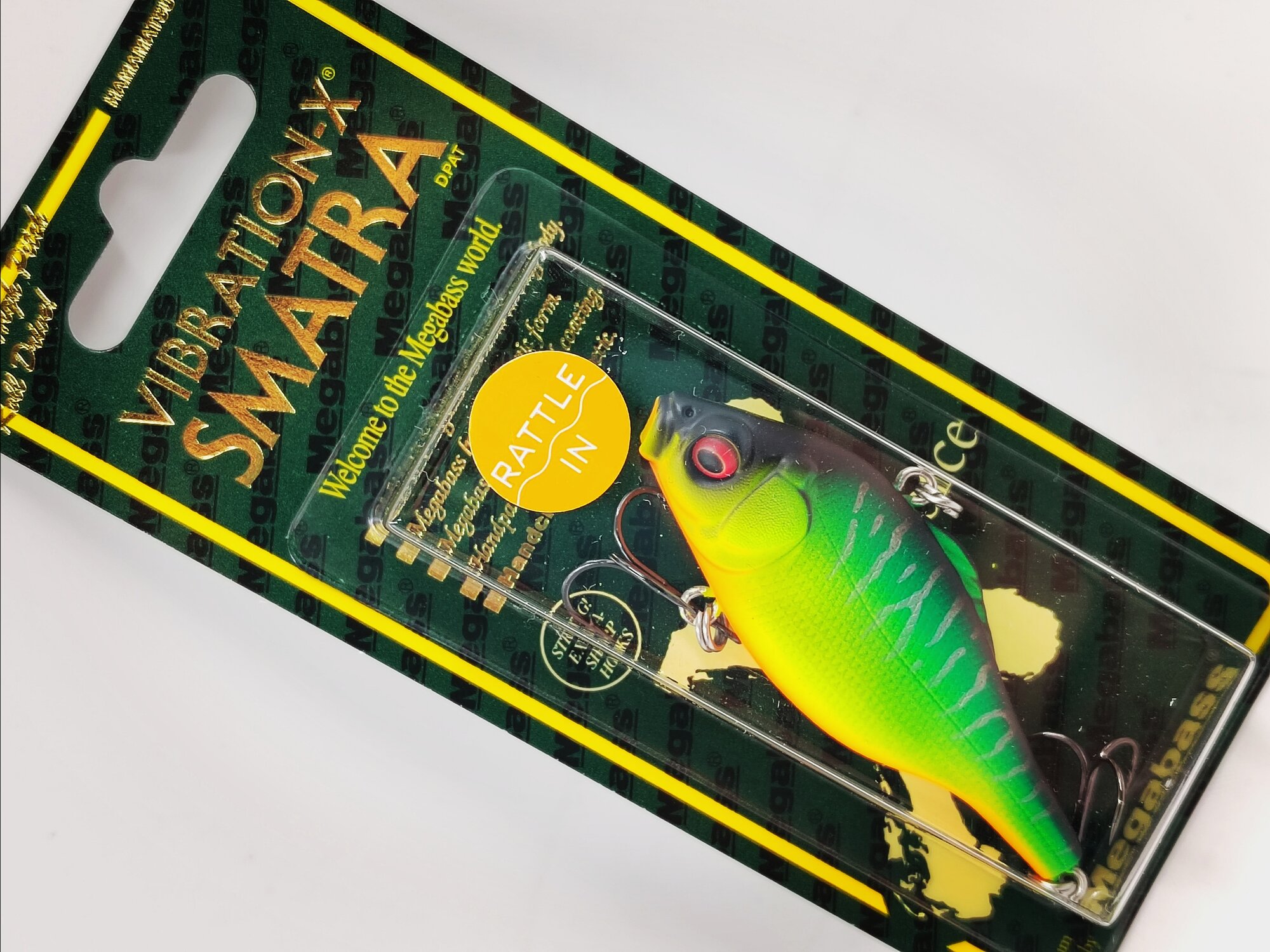 Воблер (виб) Megabass VIBRATION-X SMATRA (Rattle In) - MAT TIGER