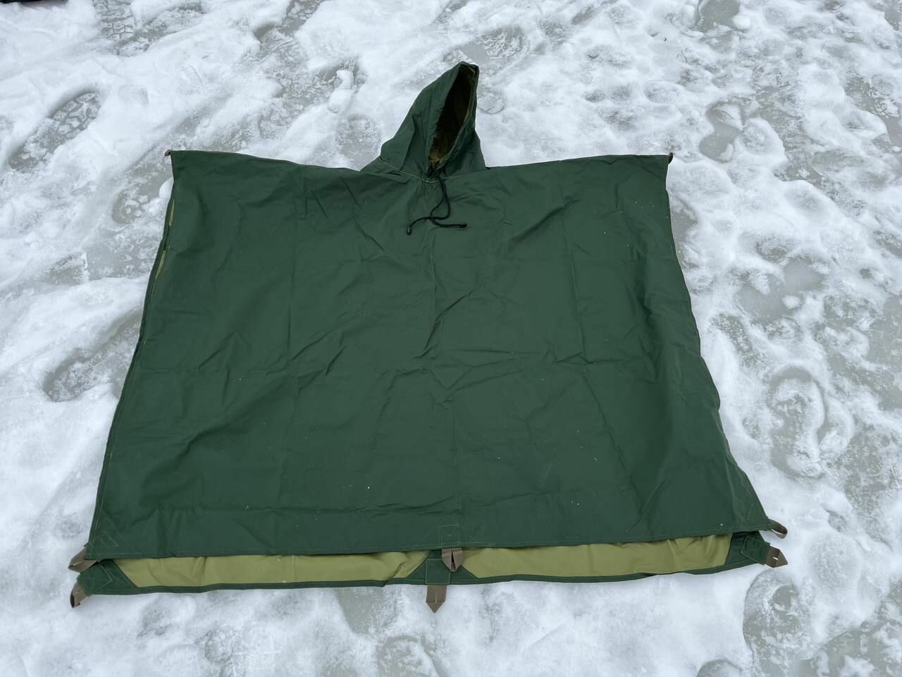 Пончо- тент - палатка 3В1 / плащ- палатка тактическая / укрытие походное / тент