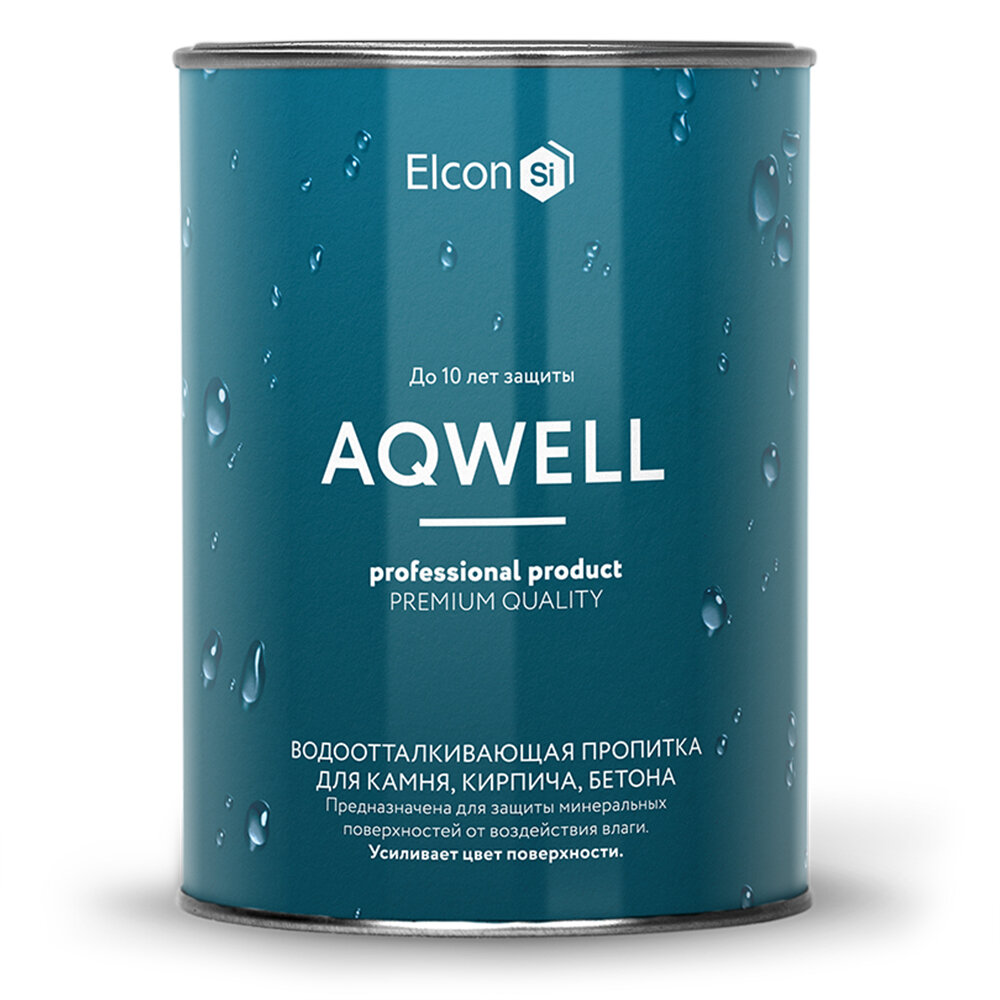 Пропитка с эффектом мокрого камня Elcon Aqwell 0,9 л.