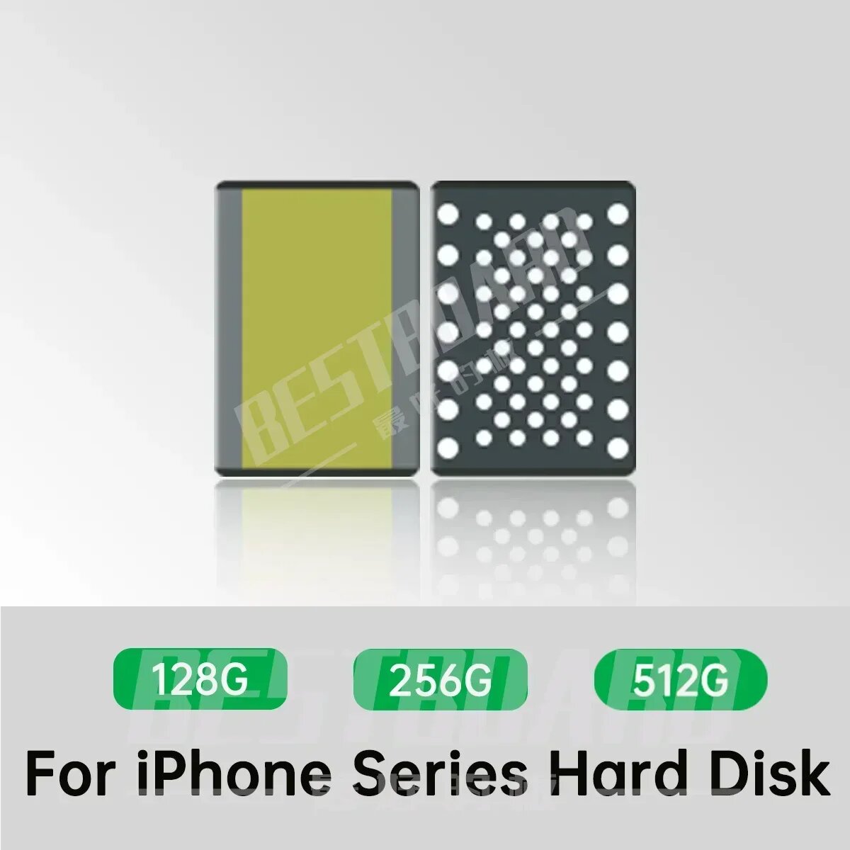 Жесткий диск Nand Flash для iPhone X XR XS 11 12 13 14 15 16 Pro Max Plus Mini HDD Чип Xr Nand Материнская плата NAND чип флэш-памяти 11Series 128GB