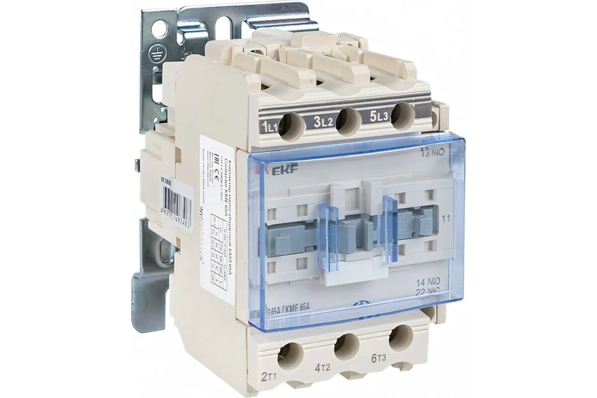 Магнитный пускатель EKF КМЭ, 65А, ~380В, малогабаритный, 1NO+1NC ctr-s-65-380