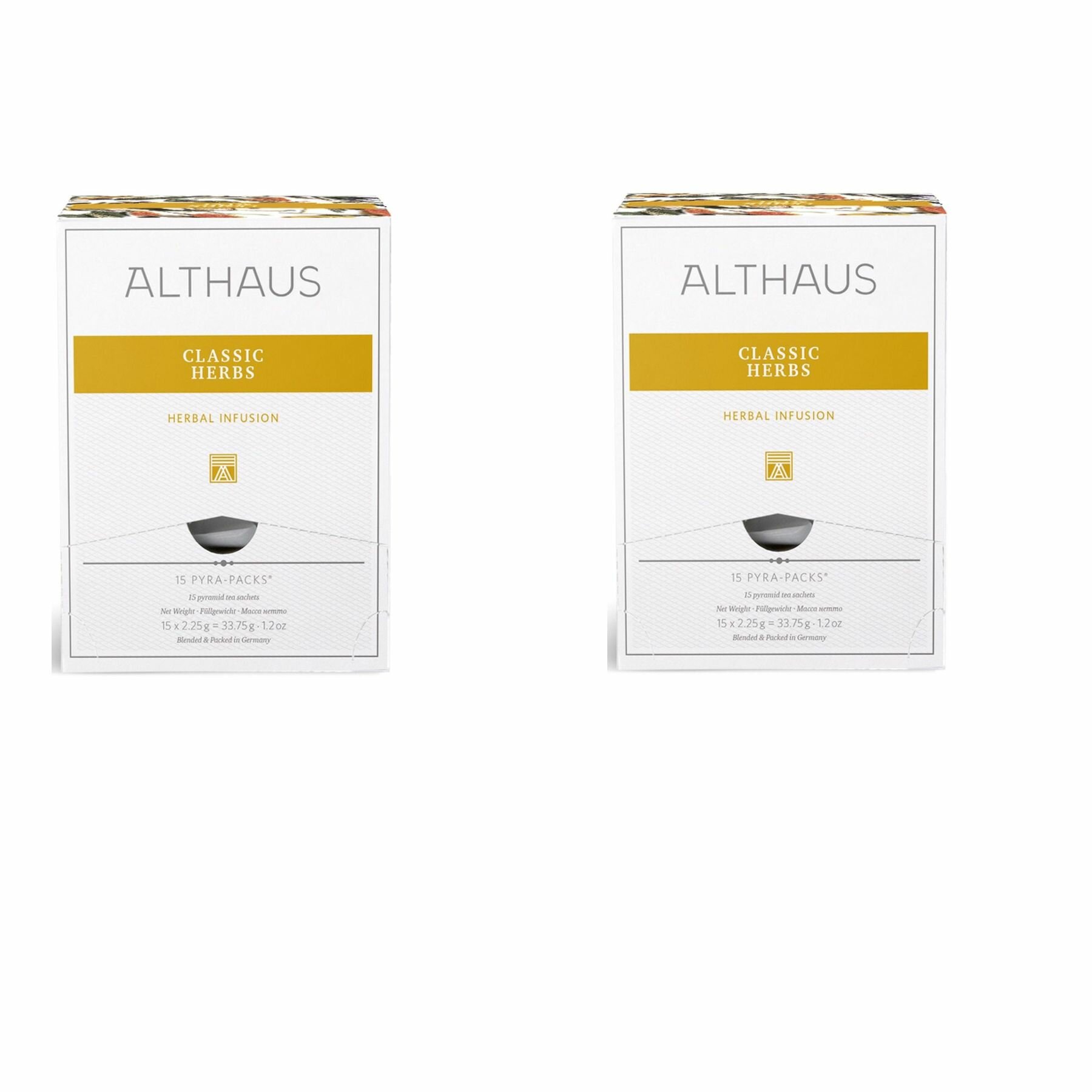 Althaus Чай травяной, Classic Herbs, 15 пакетиков, 2 уп.