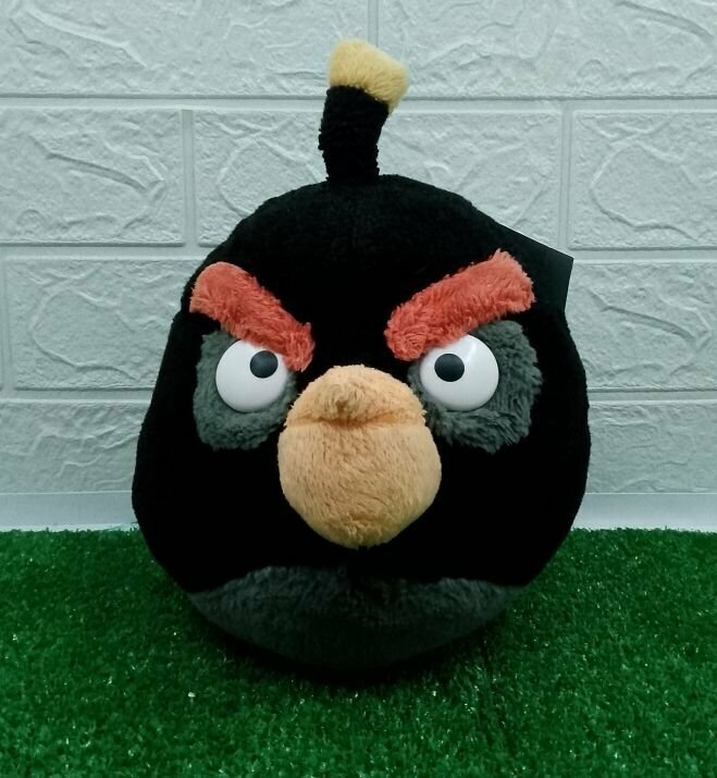 Мягкая игрушка "Angry birds zomb" BOMB, черная птица