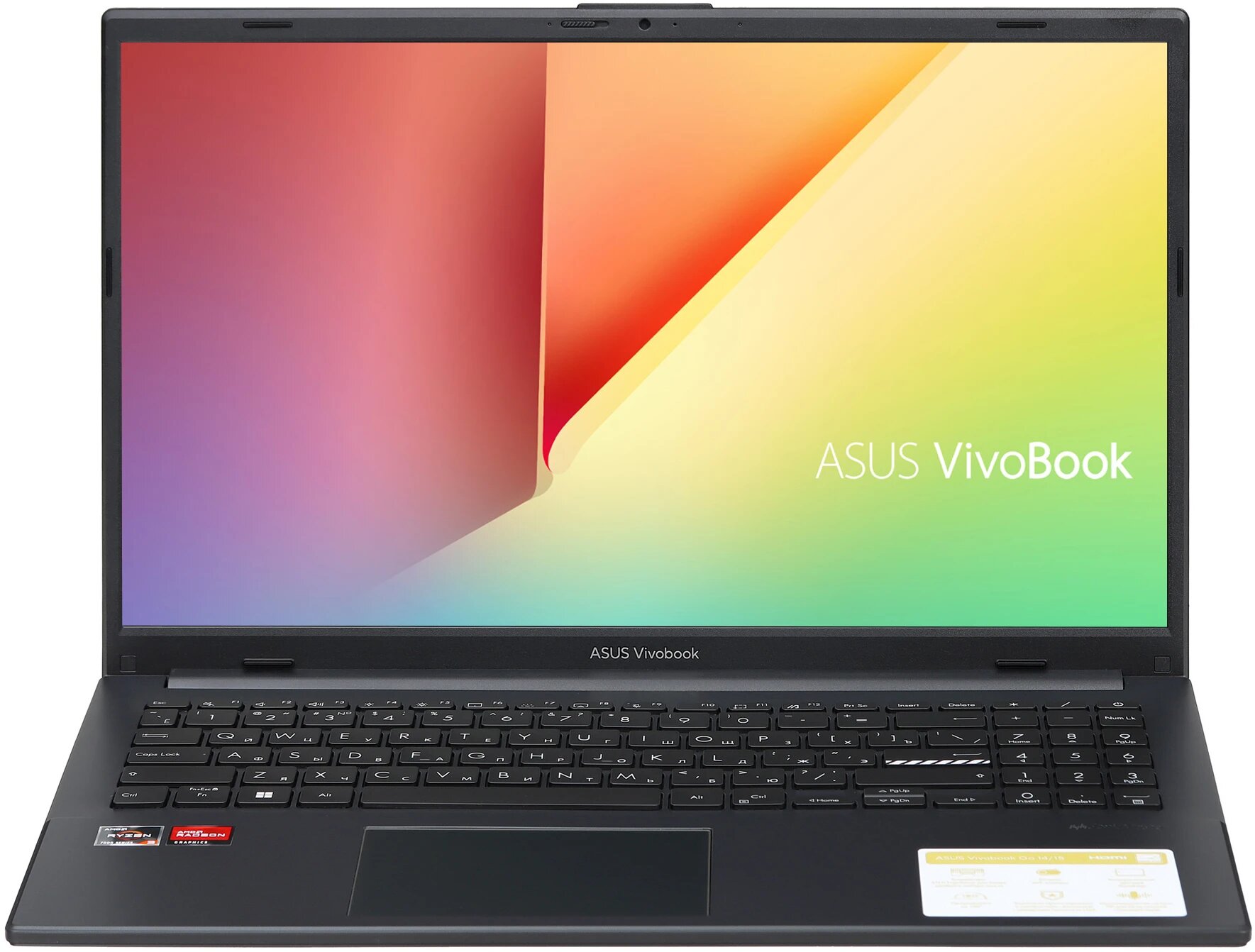 15.6" Ноутбук ASUS Vivobook Go 15 OLED E1504FA-L1995, черный (английская/русская раскладка)