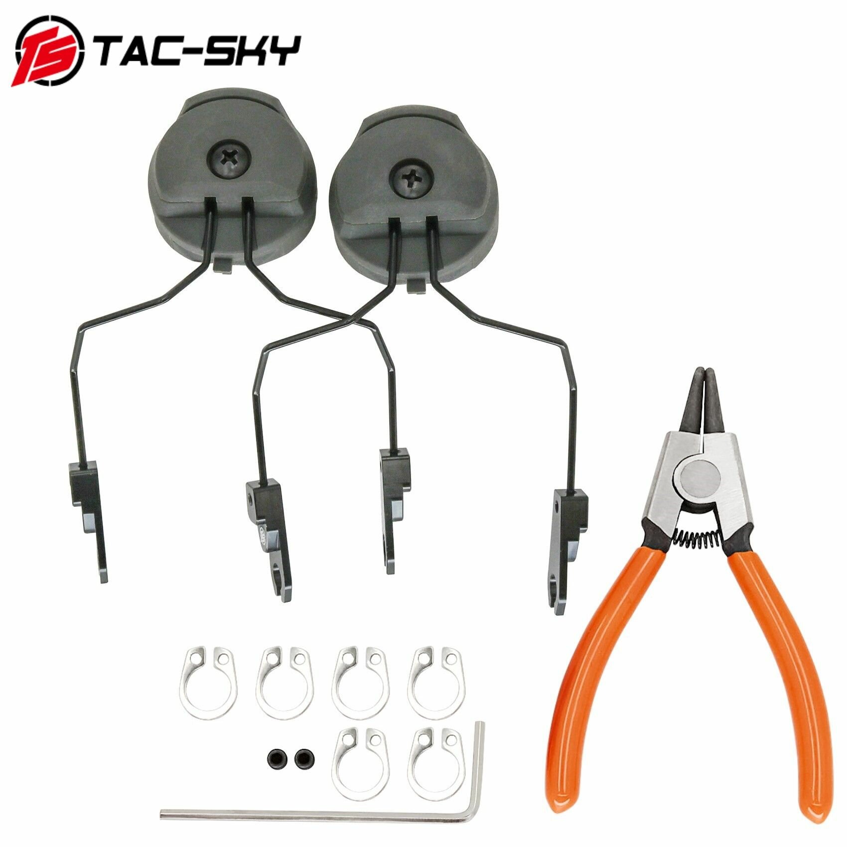 Тактический шлем TAC-SKY ARC Track Adapter Крепление SORDIN для тактической гарнитуры Sordin и TCI LIBERATOR