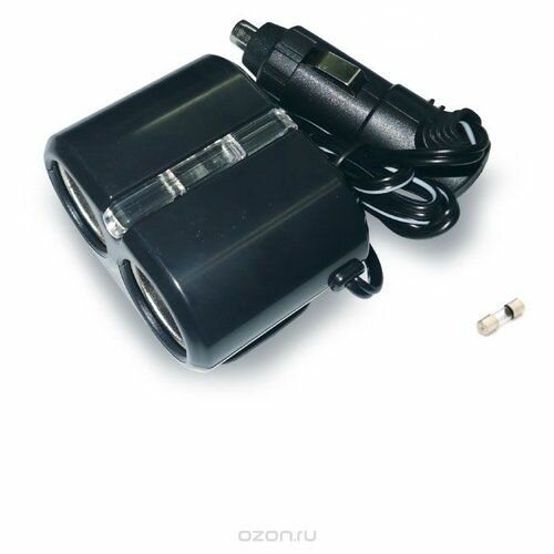 Разветвитель прикуривателя AVS CS204, со светодиодной подсветкой, 2 выхода, 12/24В Avs Industrial Co 43227