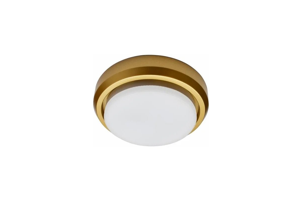 General Lighting Systems Светильник накладной пластиковый GX53, 95х16мм, золотой, IP20 GCL-GX53-H18-P-G 661236