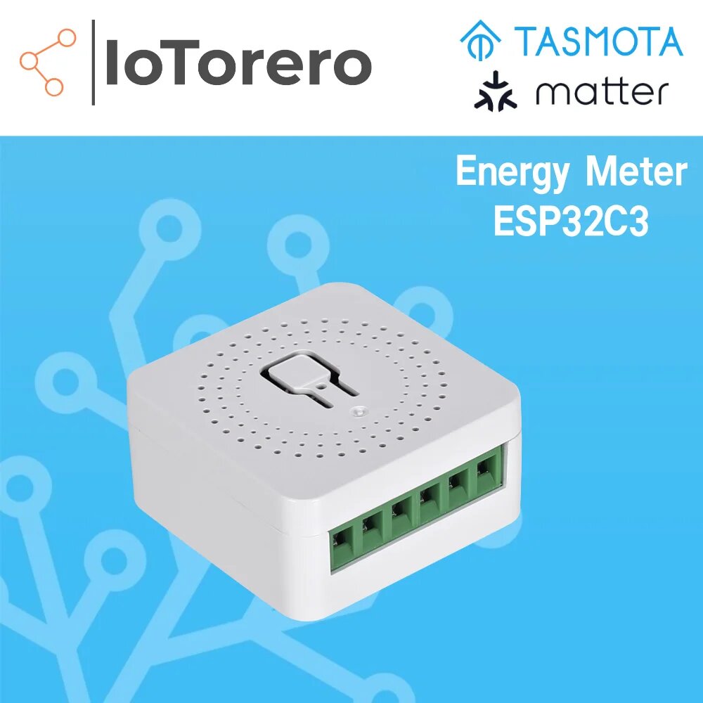 Мини-реле IoTorero Tasmota Matter для умного дома 16А