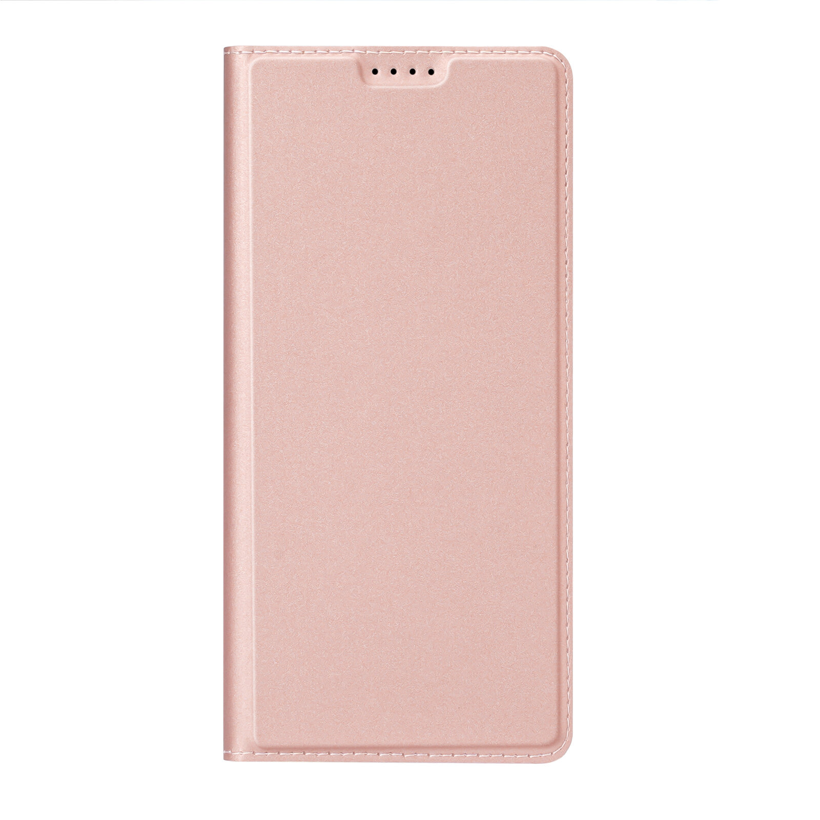 Чехол книжка из PU кожи розового цвета от Dux Ducis для смартфона Xiaomi Redmi Note 14 5G, серия Skin Pro Series Case