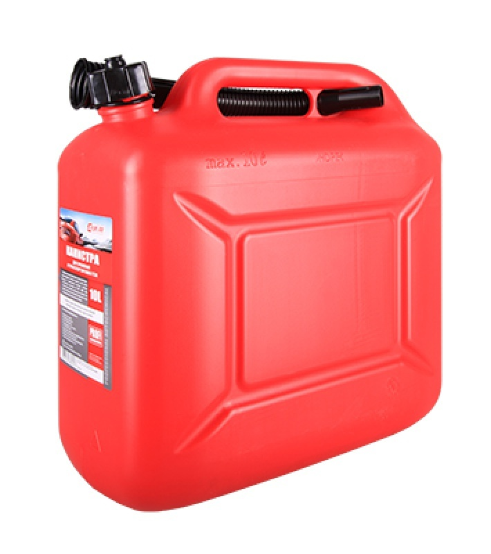 Канистра для топлива 3-ton с крышкой и лейкой 10л 55298/785