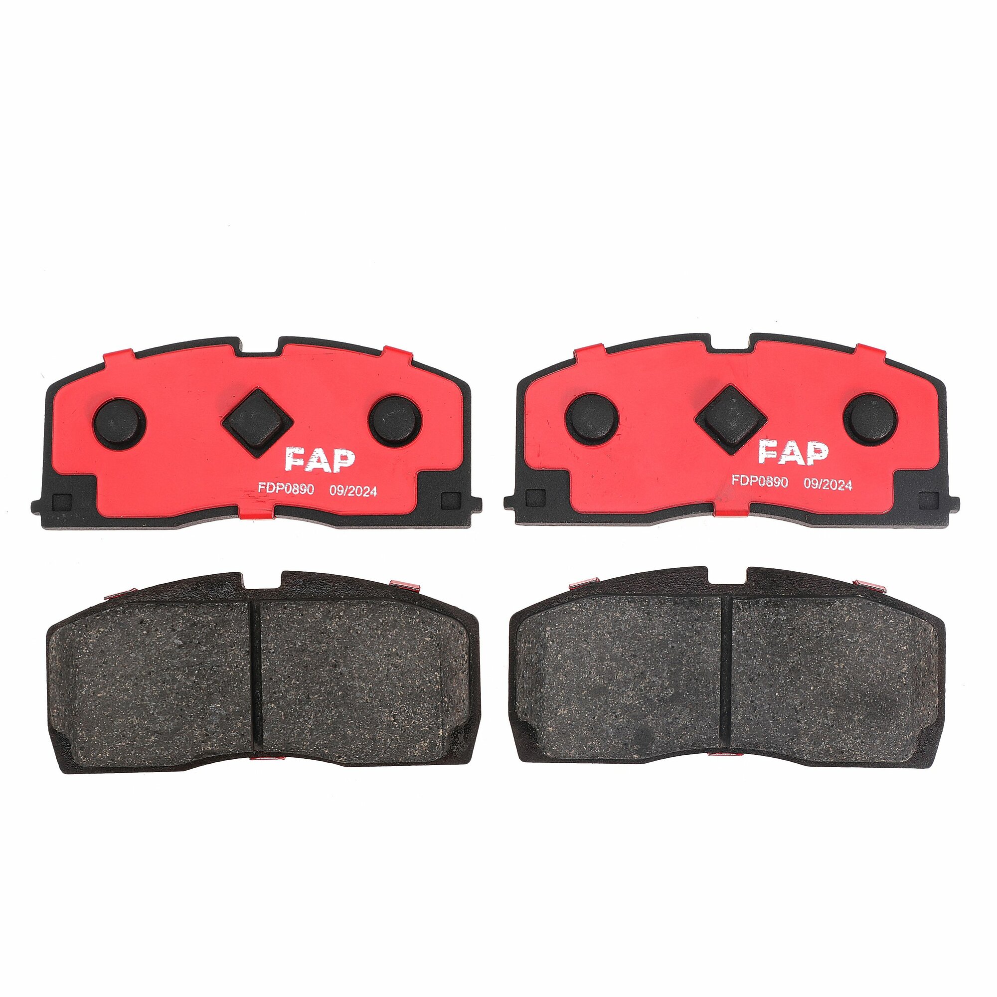 Колодки тормозные передние ФАВ FAW V2, Джили Отака Geely Ck Otaka; 449187723000, 449187714000 керамические бесшумные