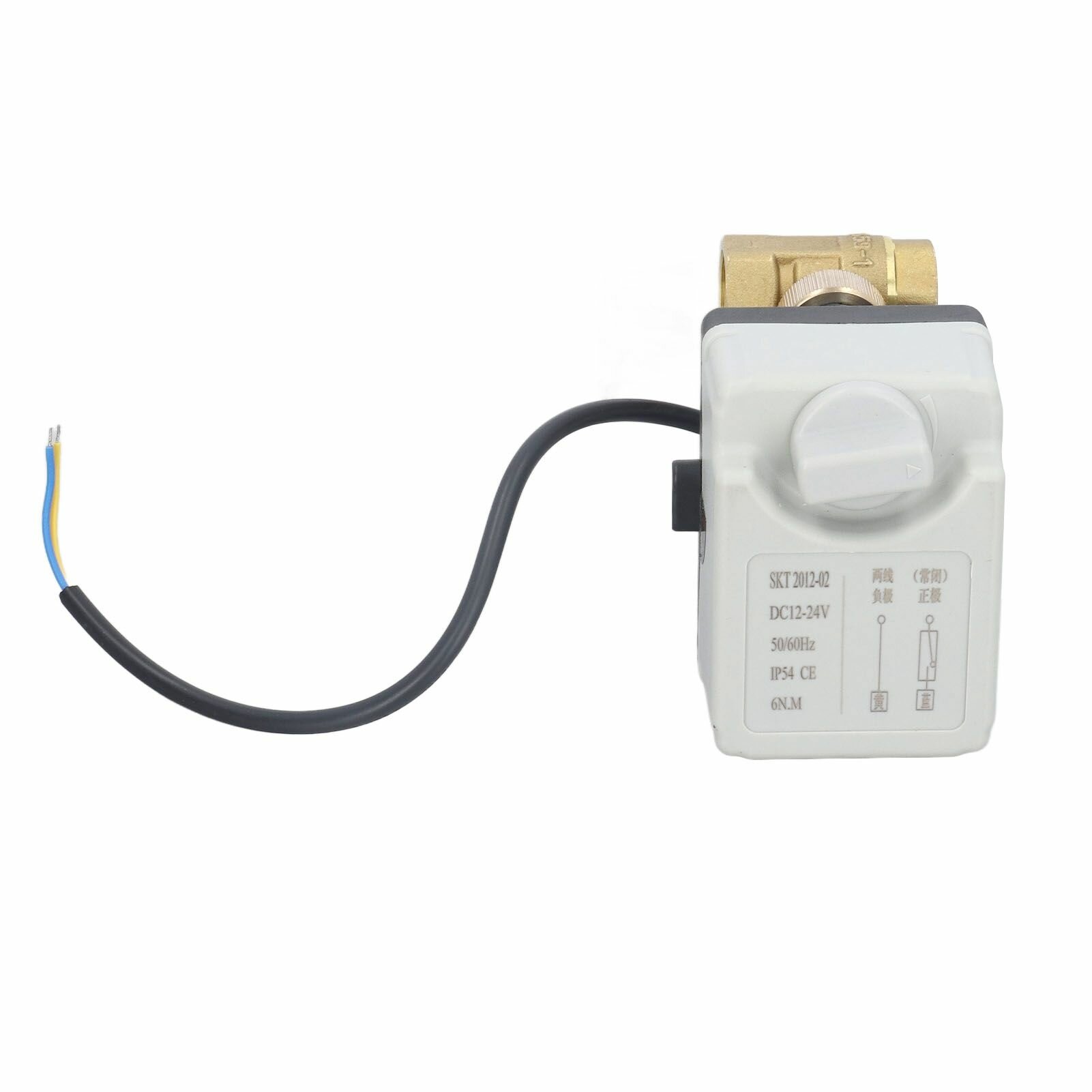 Шаровой кран с электроприводом, ручной, автоматический, 2-проводной, 2-ходовой, нормально закрытый, электрический шаровой кран DN15, 12-24 В постоянного тока