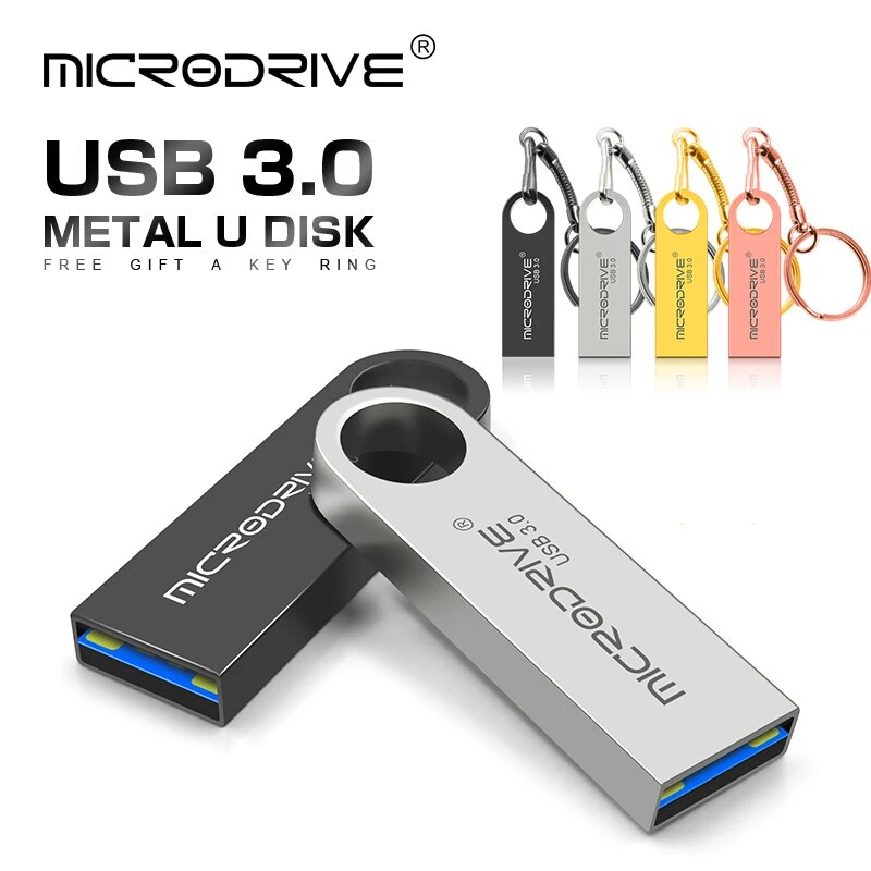 Розовая флешка MicroDrive DF016G0725 64 ГБ USB 3.0 водонепроницаемая