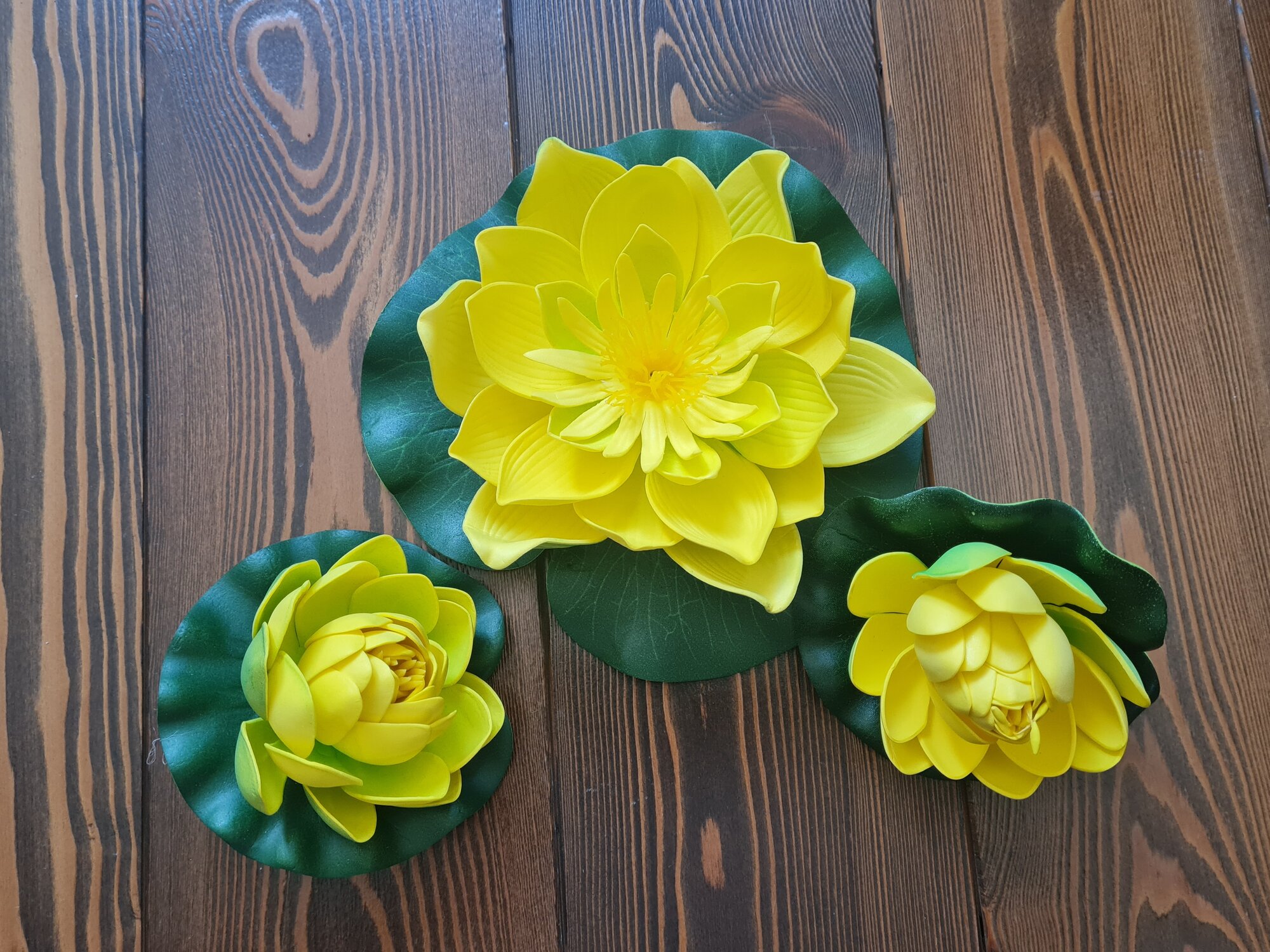 Набор кувшинок для пруда-3 шт