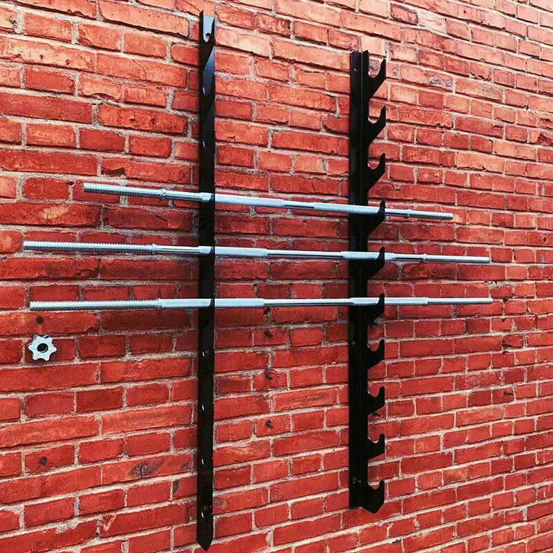 Настенная стойка для грифов 6 слоев длина 90 см ширина 5 см высота 120 см