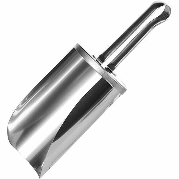 Совок для льда; сталь нерж; D=10, L=32/19см; металлич. (Linden)